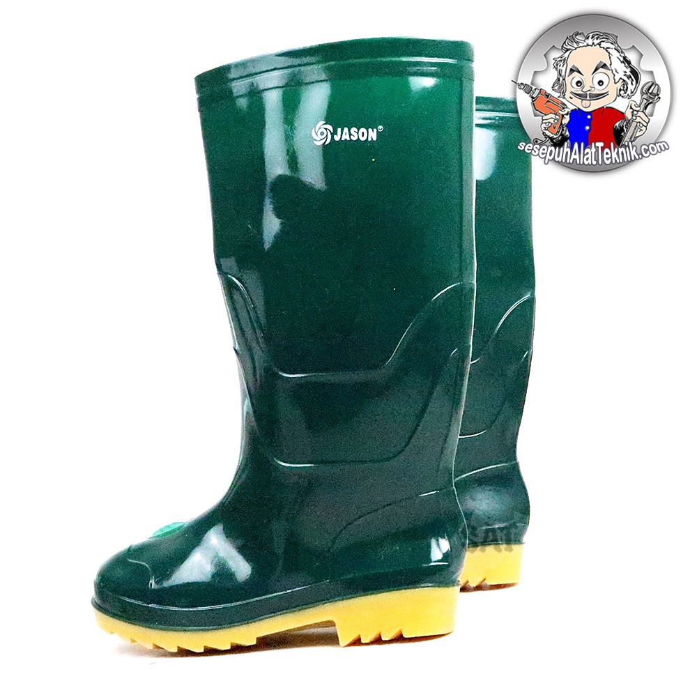Jual Sepatu Boot Safety Hijau Size 41 JASON | Shopee Indonesia