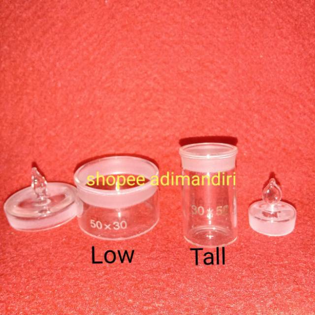 Jual Botol timbang Dia.50x H.30 & 30x50 China/WEIGHING BOTTLE | Shopee ...