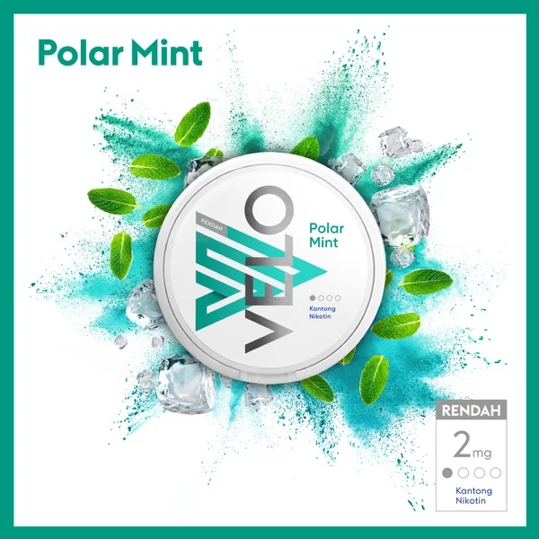 Jual VELO - POLAR MINT 2MG PENGGANTI ROKOK | Shopee Indonesia