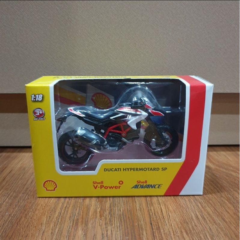 Jual Mainan Anak Shell V-Power Diecast Motor Ducati Hypermotard SP ...