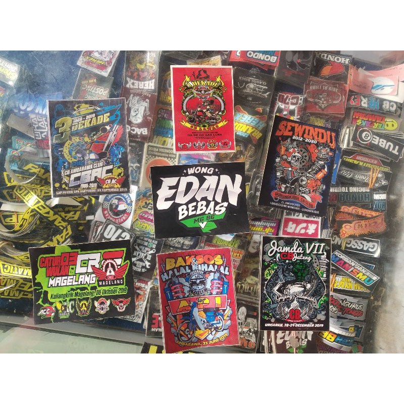 Jual stiker acara CB C70 spesial MG86 | Shopee Indonesia