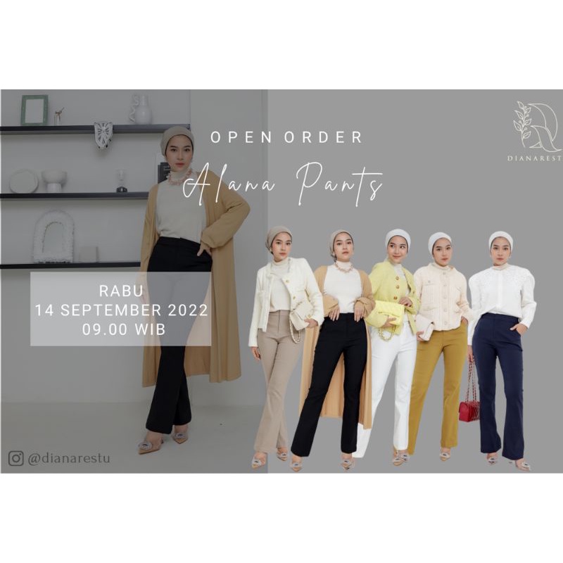 Jual Alana Pants Diana Restu DR | Shopee Indonesia
