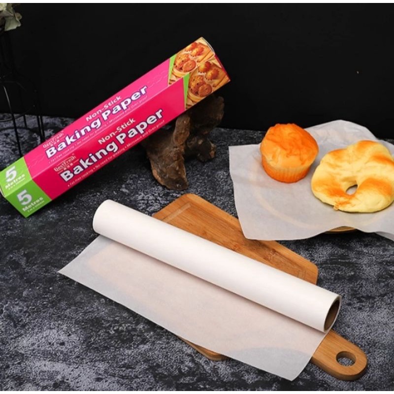 Jual baking paper roll /kertas roti | Shopee Indonesia