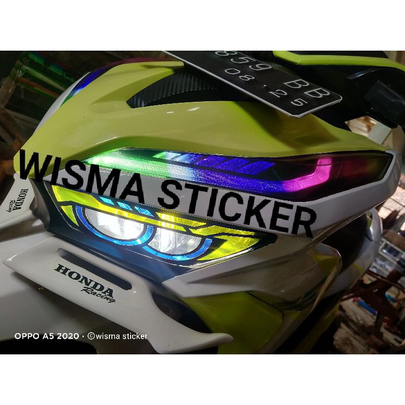 Jual Stiker Lampu Vario 125 & 150 New / Stiker Lampu Vario Tema Projie ...
