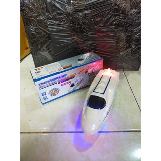 Jual Mainan Mobil Robot Kereta Api Berubah Jadi Robot Jalan Musik Lampu ...