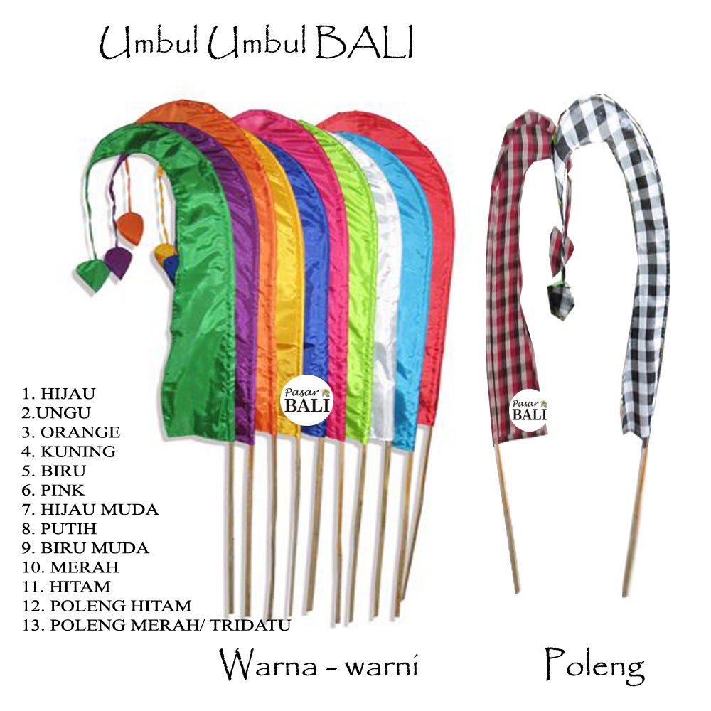 Jual Umbul-Umbul Uk. 2m Khas Bali | Shopee Indonesia