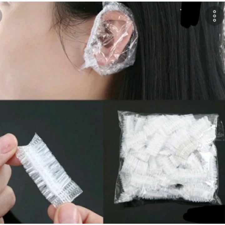 Jual Plastik penutup/pelindung telinga untuk mengecat rambut/mandi ...
