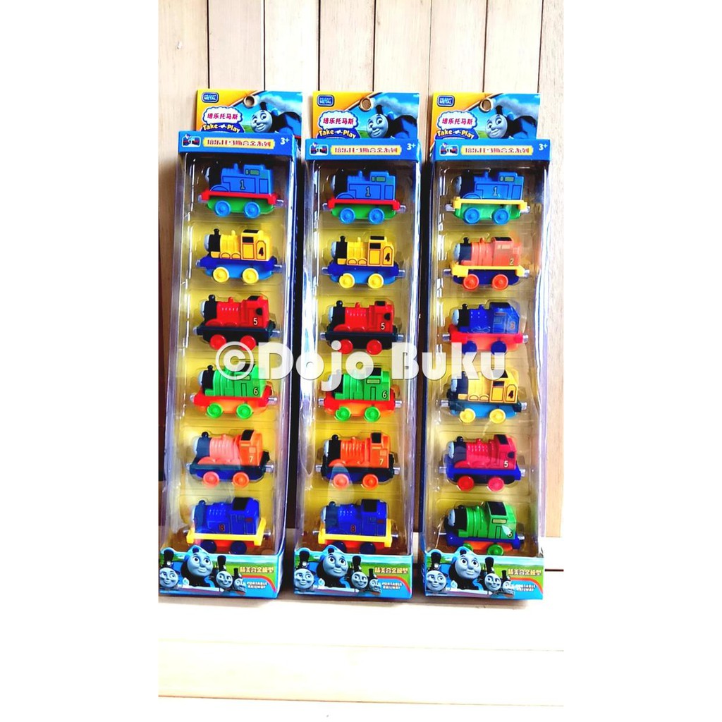 Jual Thomas & Friends Die Cast Set 6 Kereta Besi Magnet Best Quality ...