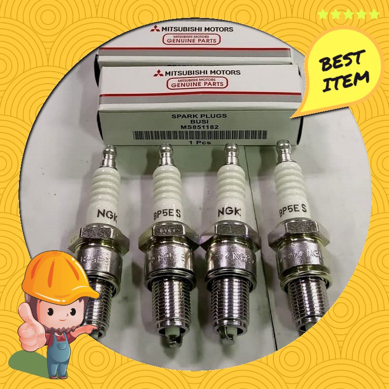 Jual Busi Mitsubishi Kuda 1.6 Mitsubishi Eterna Lancer Dangan Lancer Evo 3 Carburator 4Pcs Asli ...