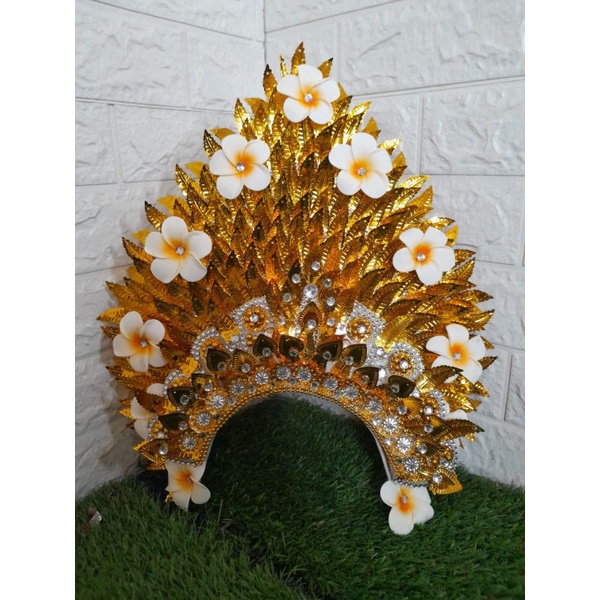 Jual MAHKOTA TARI BUNGA BALI/mahkota Bali/mahkota tari adat/mahkota ...