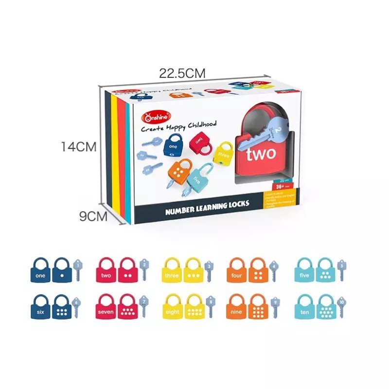 Jual Onshine Number Learning Locks (mainan gembok angka) | Shopee Indonesia
