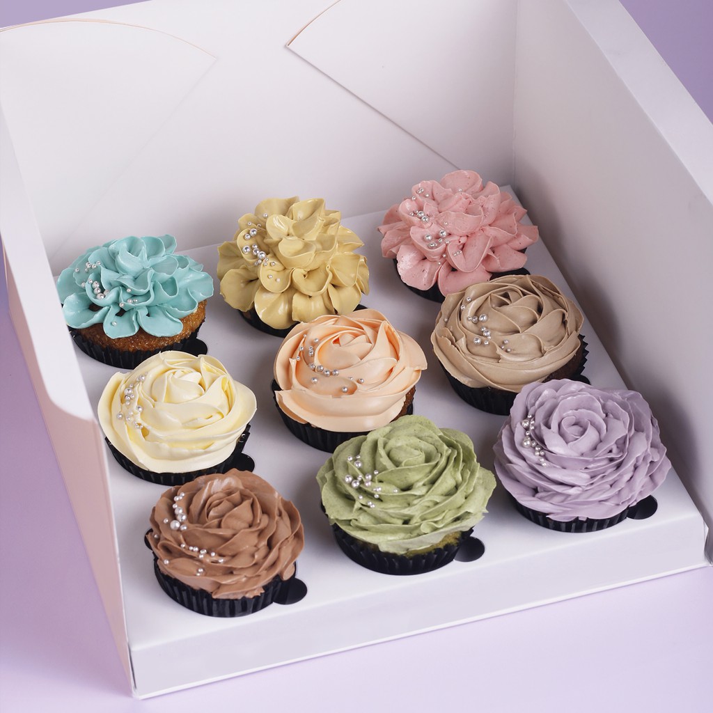 Jual Colette Lola Floral Cupcakes Set | Shopee Indonesia