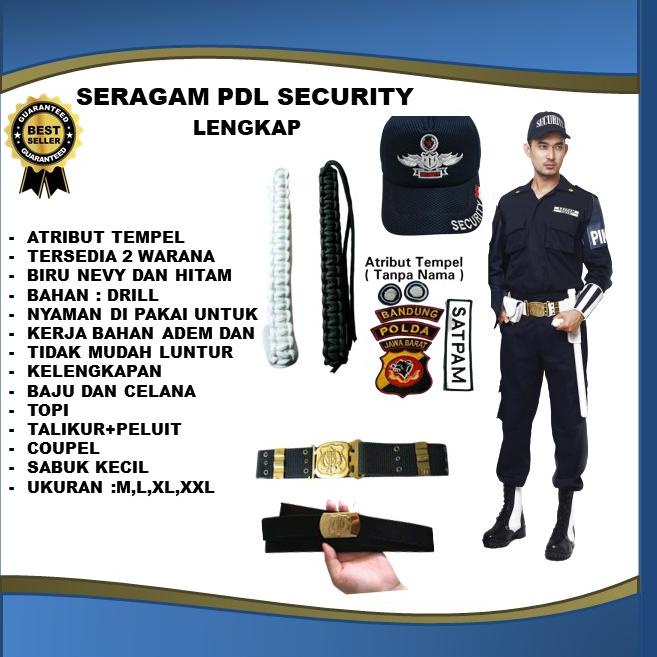 Jual [Art. 8399] BAJU SERAGAM PDL SECURITY LENGKAP TERBARU SETELAN ...