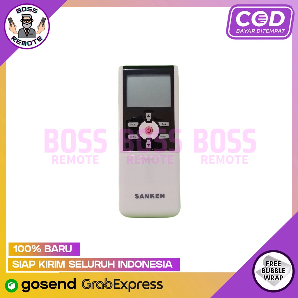 Jual REMOTE AC SANKEN R07B/BGE GRADE ORIGINAL | Shopee Indonesia