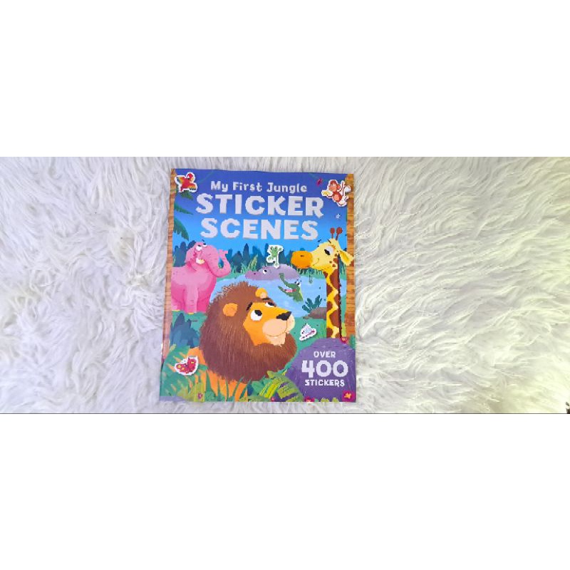 Jual Buku Anak Import My First JUNGLE Sticker Scenes Book with over 400 ...