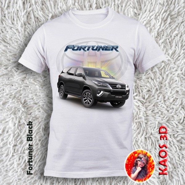 Jual Kaos 3D Anak dan Dewasa Model Unisex Gambar Mobil Fortuner Hitam ... Jual Kaos 3D Anak dan Dewasa Model Unisex Gambar Mobil Fortuner Hitam ...