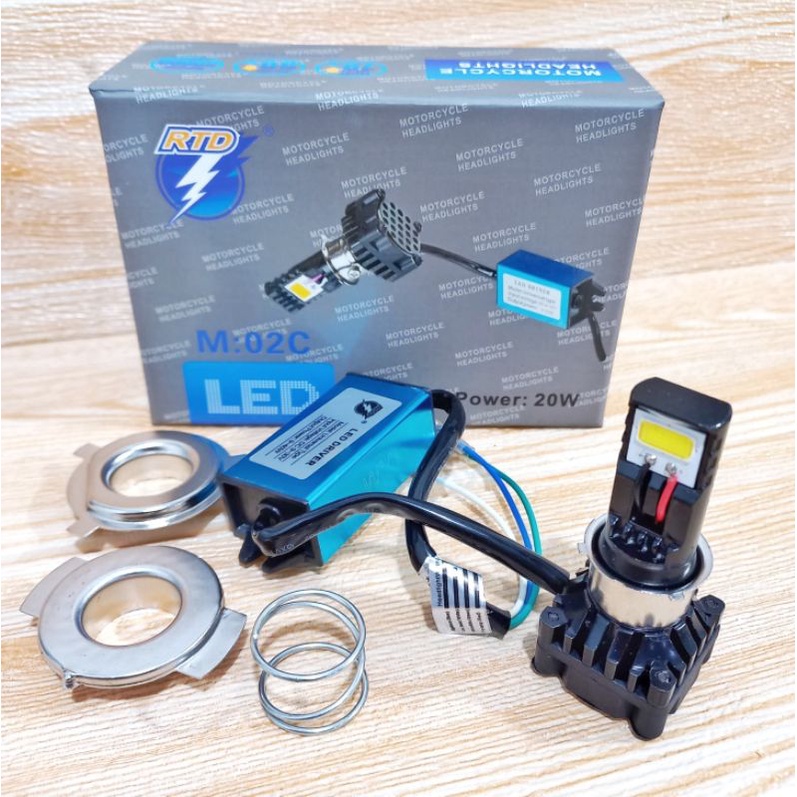 Jual Lampu Led Motor 2 Sisi 20 Watt Ori RTD Rayton Bohlam Led Motor ...