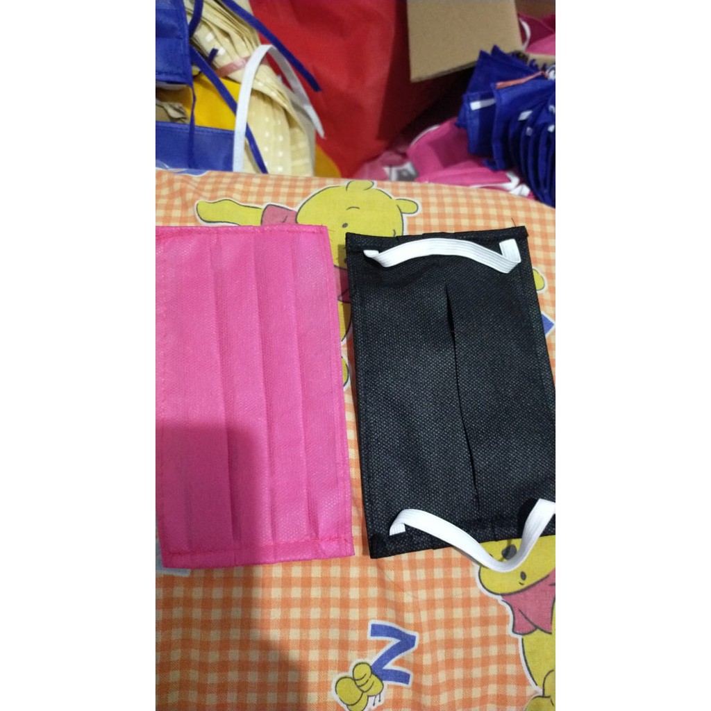 Jual MASKER 2 ply model lipatan tipe xxx tebal isi tisu 3ply buat ...