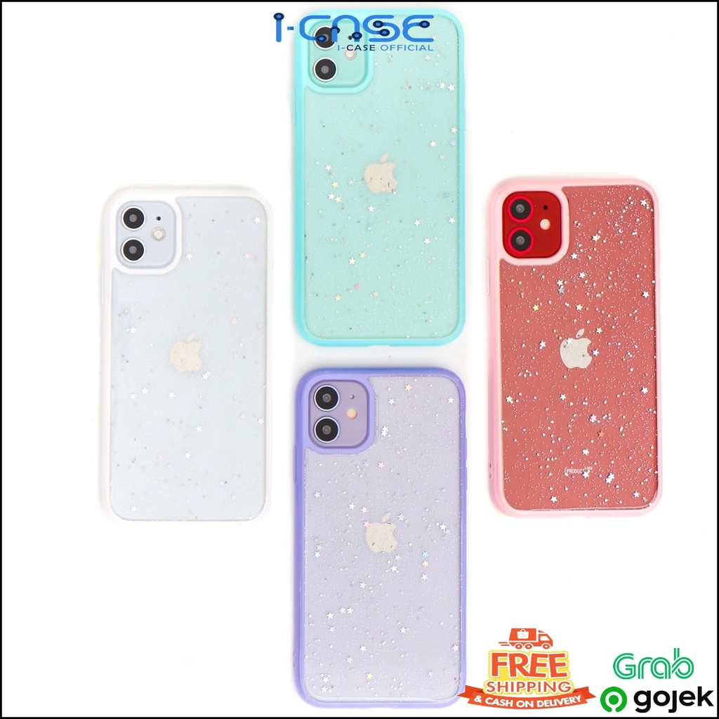 Jual Starlight Glitter Soft Case for iPhone 6 7 8 XS XR XSMAX 11 12 13 ...