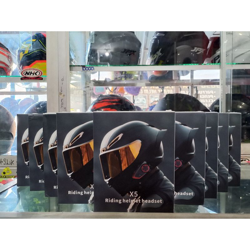 Jual INTERCOM HELMET | X5 RETOUCH | INTERPHONE BLUETOOTH | Shopee Indonesia