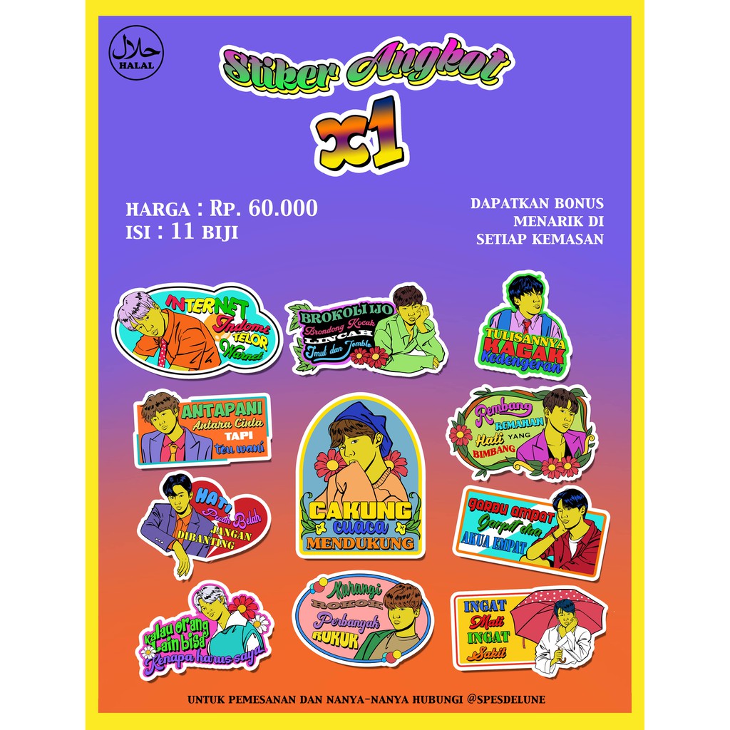 Jual STIKER ANGKOT X1 | Shopee Indonesia