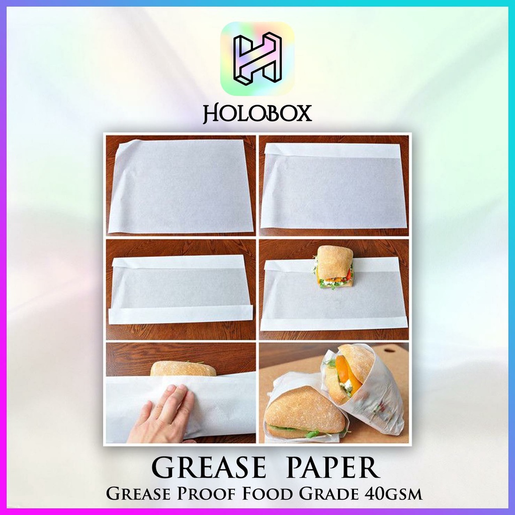 Jual Kertas Panggang | Grease Food Paper | D11 | Shopee Indonesia
