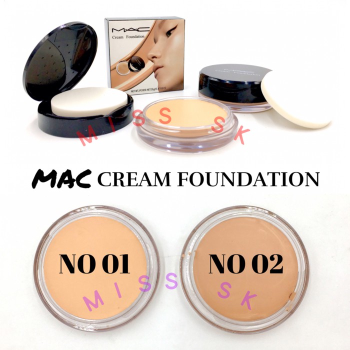 Jual MAC Cream Foundation Compact / bedak padat mac | Shopee Indonesia