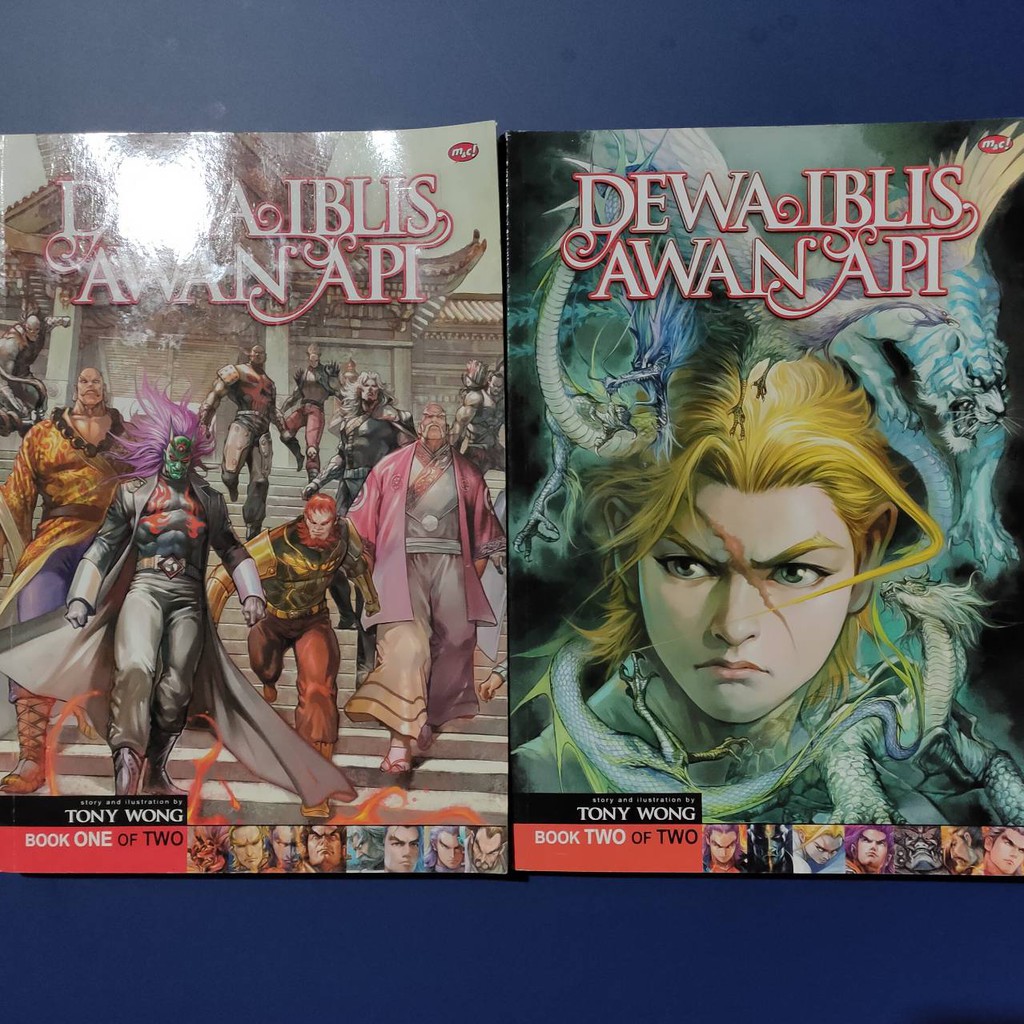 Jual Komik Dewa Iblis Awan Api Tony Wong Book 1 out of 2 & Book 2 out ...