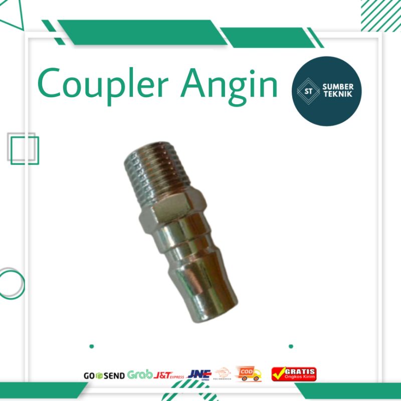 Jual Sambungan Kompresor Angin Quick Coupler PM 20 1/4 Inch | Shopee ...