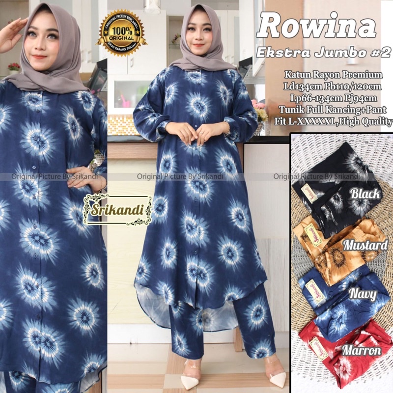 Jual ROWINA SUPER JUMBO #2 SET BY SRIKANDI | Shopee Indonesia