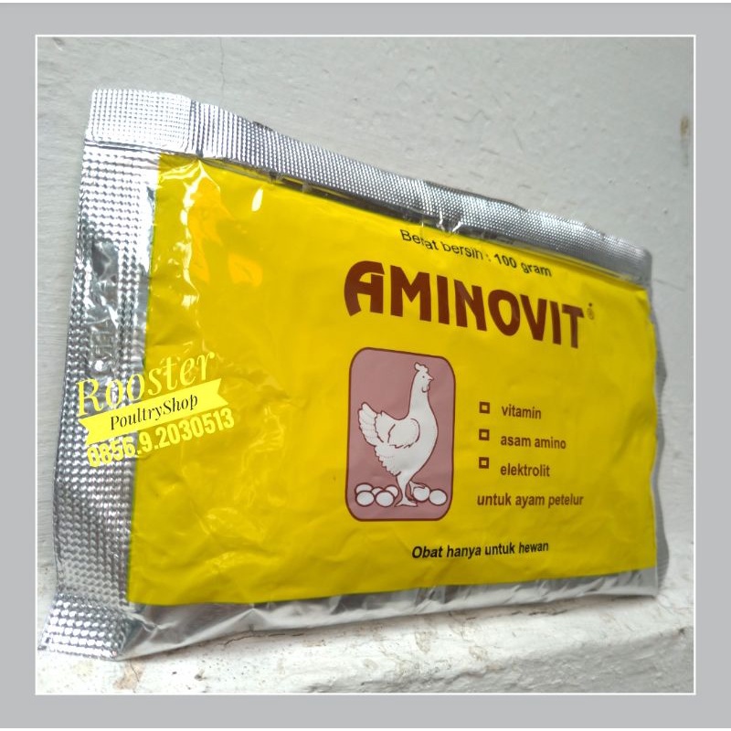 Jual AMINOVIT 100 GRAM Vitamin Ayam Petelur | Shopee Indonesia