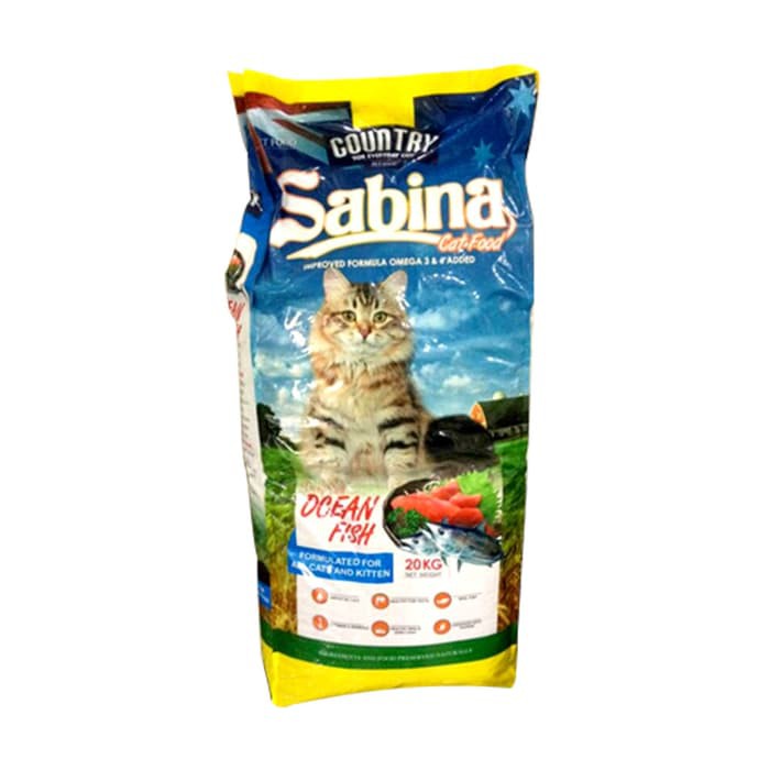 Jual Sabina Cat Food 20 kg - Makanan kucing Sabina | Shopee Indonesia