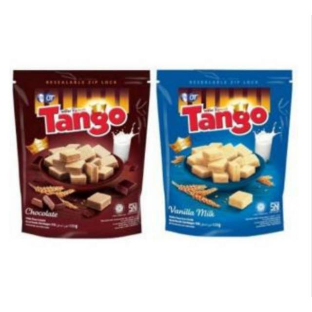 Jual Tango Wafer Pouch 100gr Coklat dan Vanila | Shopee Indonesia