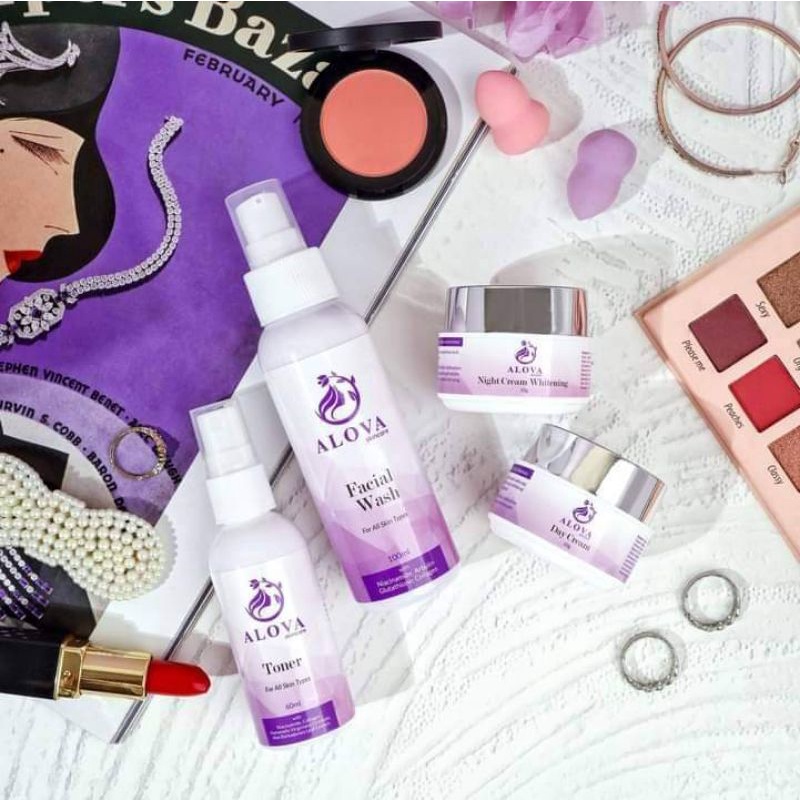 Jual PAKET ALOVA SKINCARE BPOM FOIRTE TERBARU KEMASAN BARU ACNE / PAKET ...