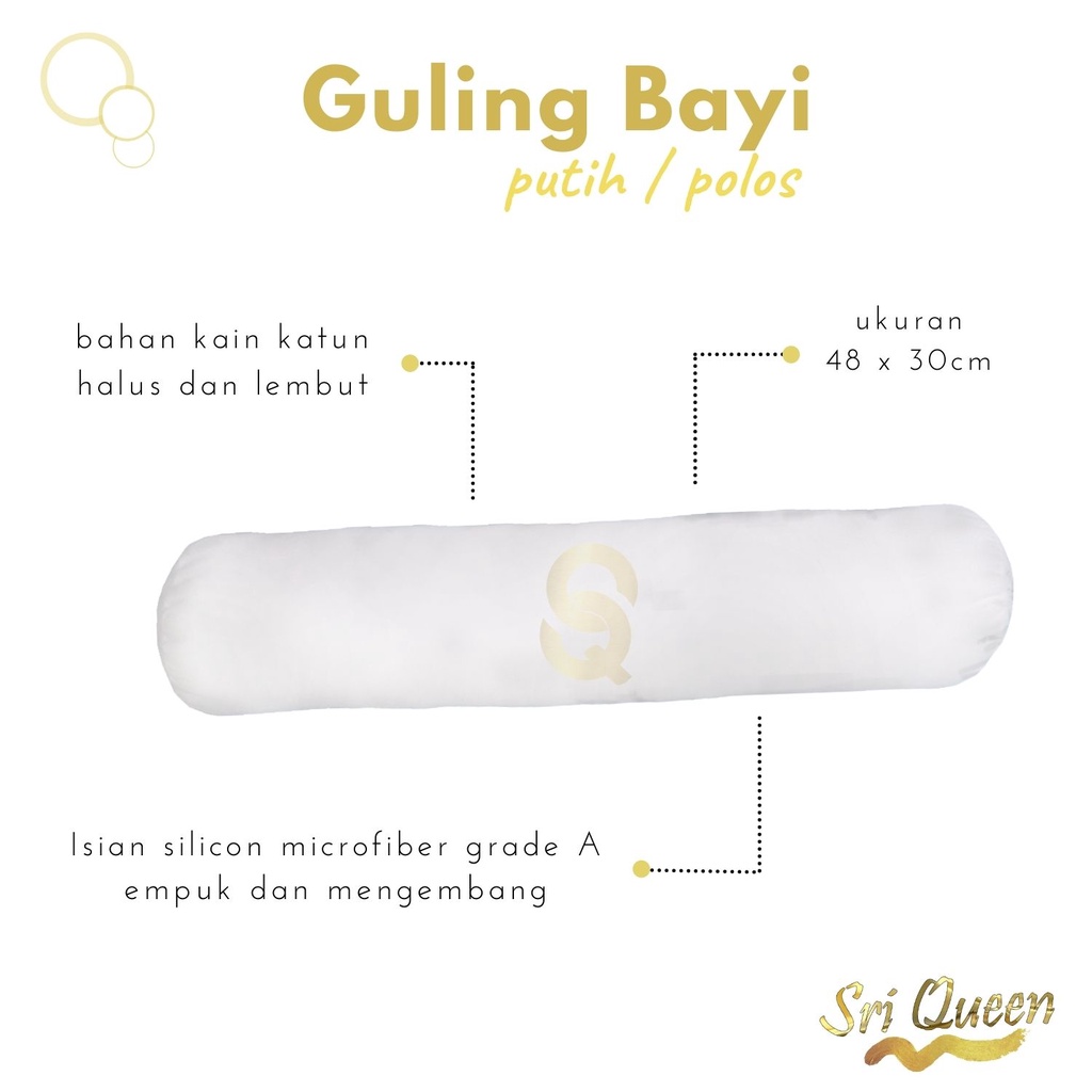 Jual Guling Bayi Putih / Polos - Guling Bayi [PUTIH/POLOS] - Guling ...