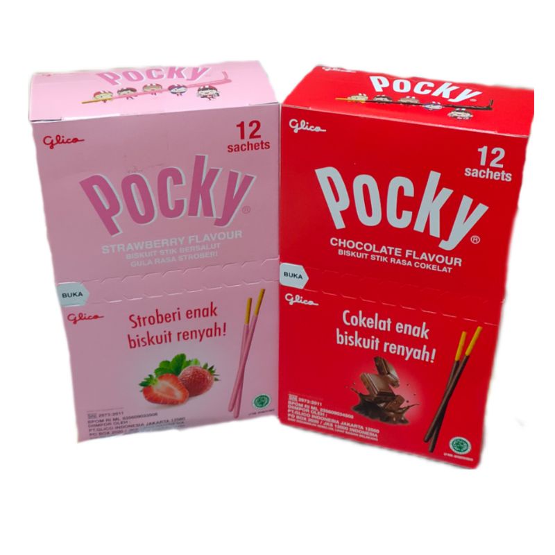 Jual Pocky Rasa Cokelat 12 Sachet | Shopee Indonesia