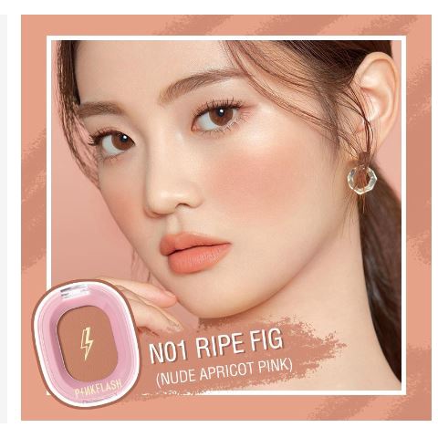 Jual PINKFLASH Blush On Matte Shimmer Cheek Makeup -9 Colors PF-F01 ...