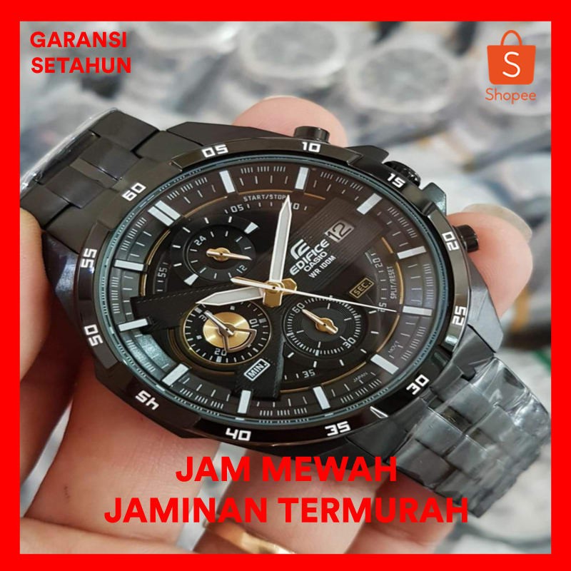 Jual Jam Tangan Pria Merk Casio Edifice Type EF 556 / EF556 ORI BM Free ...
