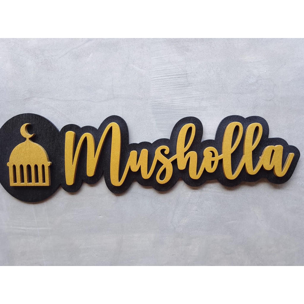 Jual PAPAN TANDA MUSHOLLA Tulisan timbul - SIGN HURUF TIMBUL | Shopee ...