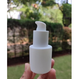 Jual Botol Skincare Kemasan Kosmetik Pump 20ml Botol Kaca Putih ...