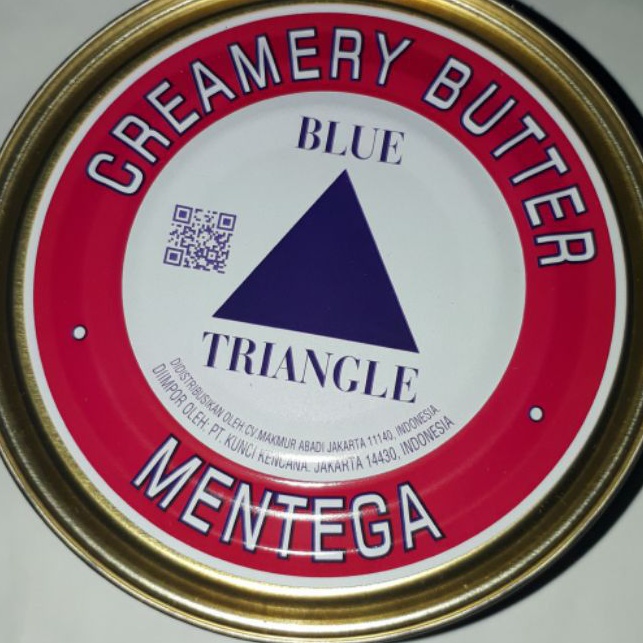 Jual butter segitiga 340 gr blue triangle creamery butter | Shopee ...