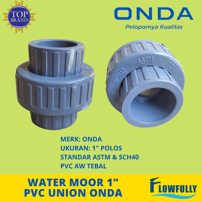 Jual WATERMUR PVC 1" ONDA POLOS WATER MOOR MUR WATER UNION SOCKET WM ...