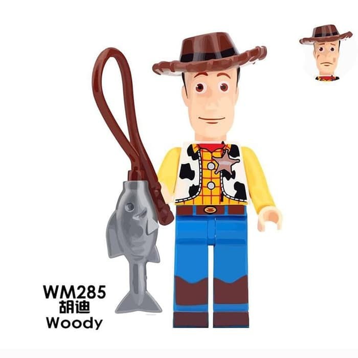 Jual Woody Double Head Lego Minifigure Toy Story WM285 Bootleg | Shopee ...