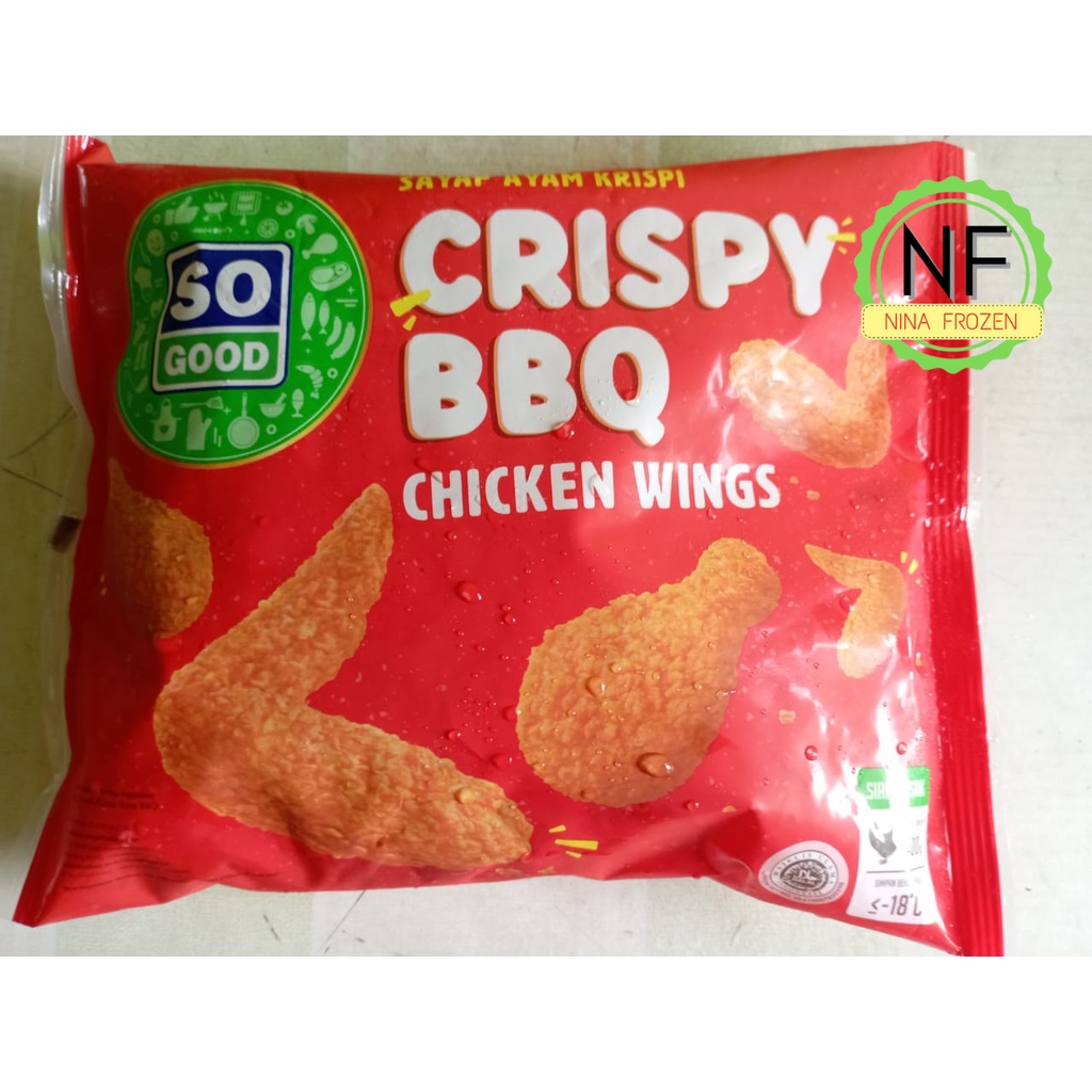 Jual So Good Crispy BBQ chicken Wings 400gr | Shopee Indonesia