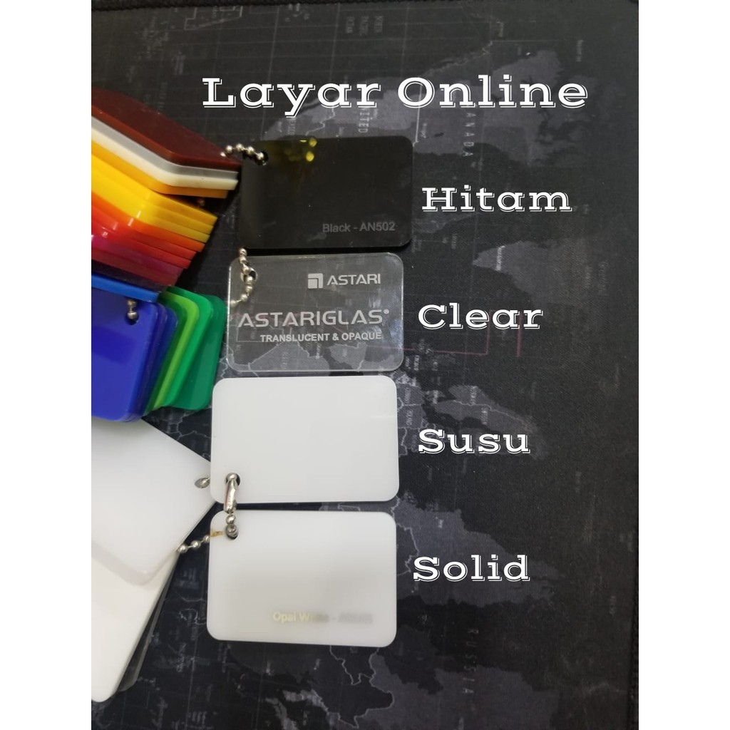 Jual Laser Cutting Acrylic Bebas Custom Akrilik Lingkaran Persegi ...