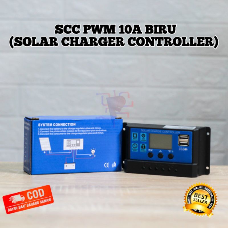 Jual Panel Surya Solar Charge Charger Controller SCC PWM LCD LED DISPLAY 10A/20A/30A 12V/24V ...