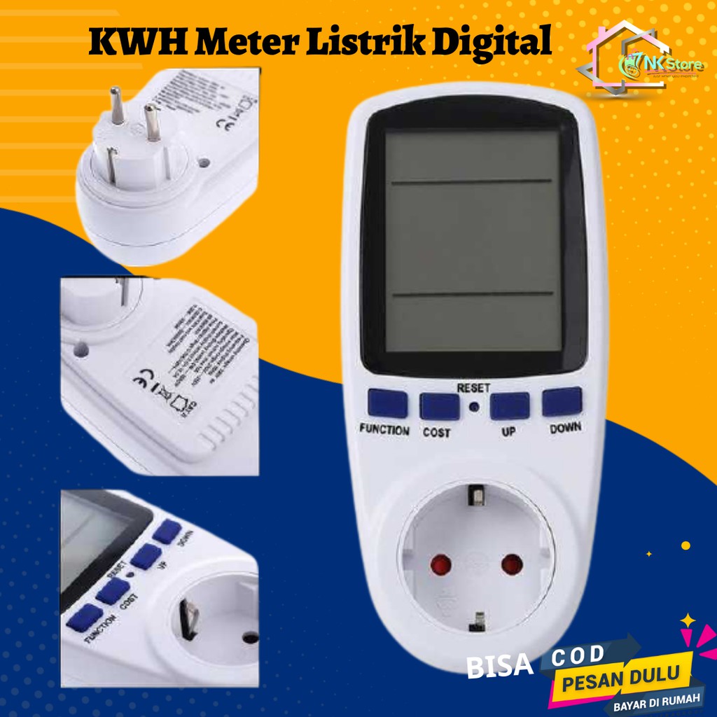 Jual Alat Ukur Pengukur listrik Kwh digital Power Meter Volt Ampere Watt Meter | Shopee Indonesia