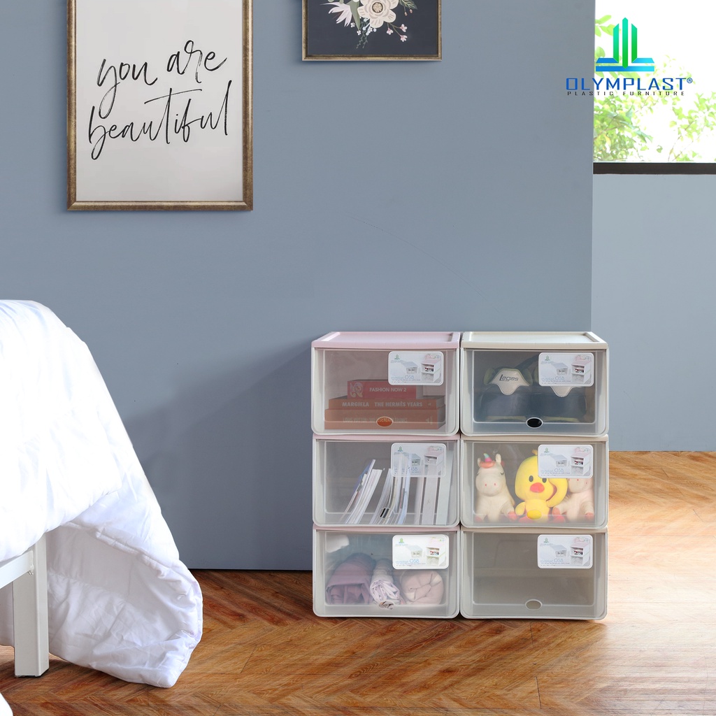 Jual MORE Olymplast Box Plastik / Rak Susun / Kotak Penyimpanan / MORE ...