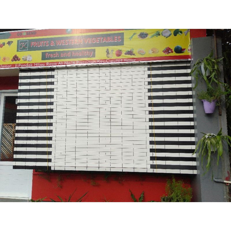 Jual kerai tirai kayu,pvc, fiber | Shopee Indonesia