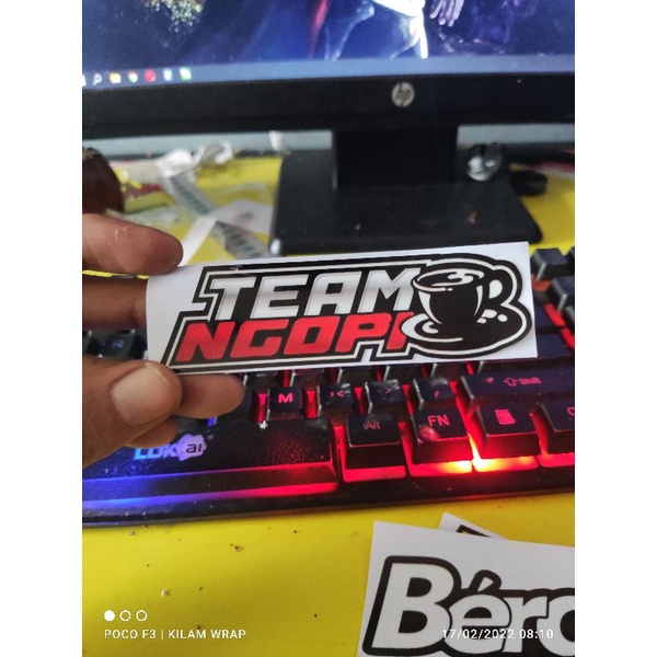 Jual STIKER TEAM NGOPI HOLOGRAM DAN NON HOLOGRAM | Shopee Indonesia